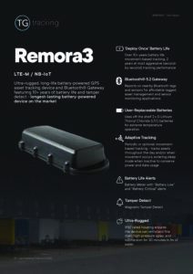 Remora3 Datasheet Tg Tracking 1 — TG Tracking