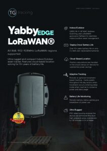 Yabby Edge LoRaWAN Datasheet Tg Tracking 1 — TG Tracking - Global Leader In GPS Tracking